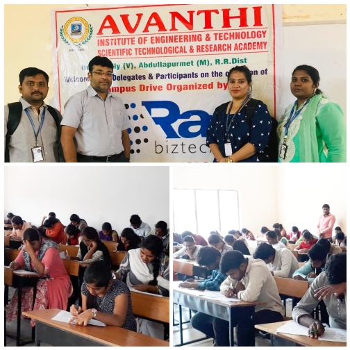 Ray Business Technologies Campus Drive at Avanthi Engineering College